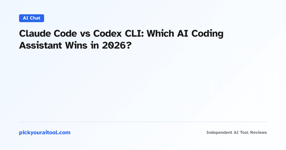 Claude Code vs Codex CLI: Which AI Coding Assistant Wins in 2026?