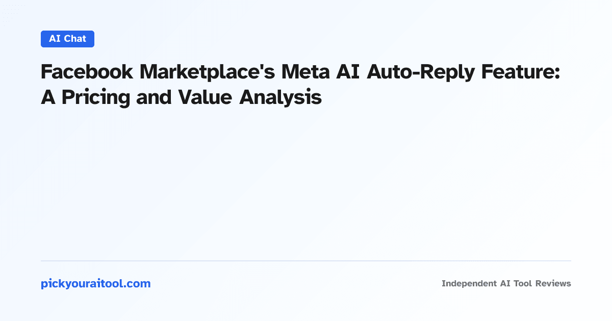 Facebook Marketplace Now Lets Meta AI Reply to Buyers — What Sellers ...